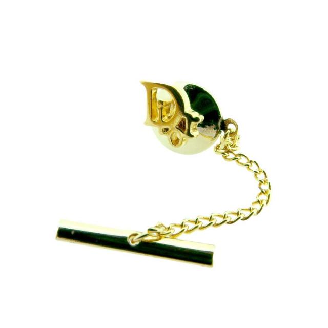 【X'masセール★30%OFF】ディオール Dior タイピンロゴ タイタック ゴールド レディース 中古