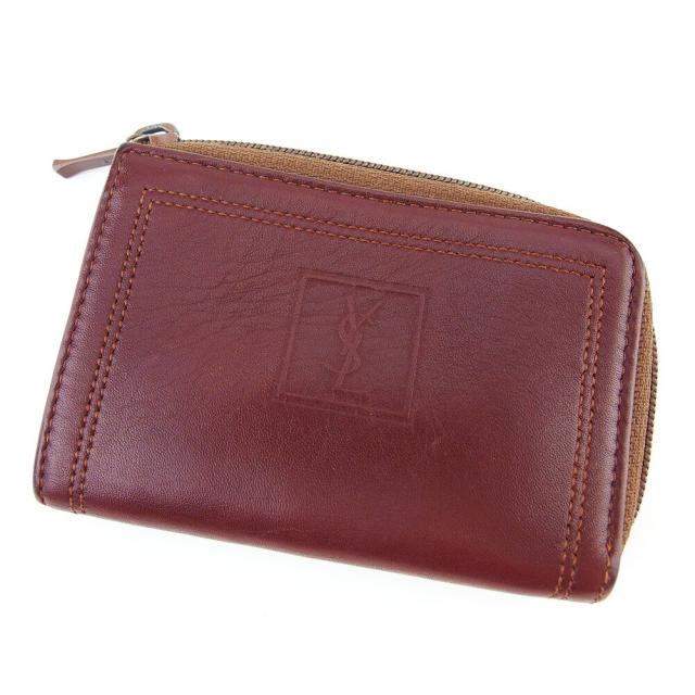 【BIGお買い物ラリー★30%OFFセール中】サンローラン SAINT LAURENT ケース ブラウン レディース 中古