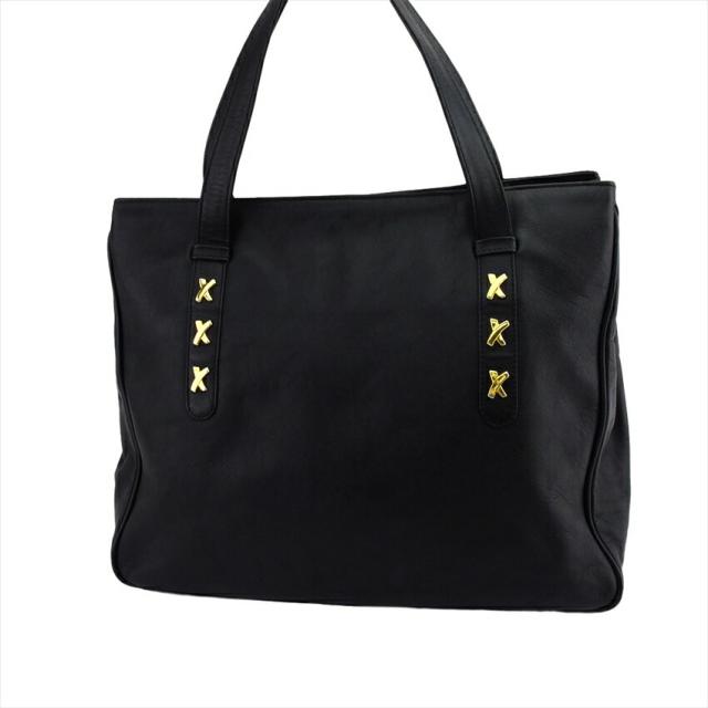 【BIGお買い物ラリー★30%OFFセール中】パロマピカソ Paloma Picasso ショルダーバッグX キス ブラック ゴールド レディース 中古