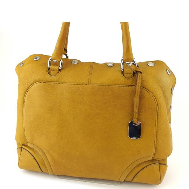 【BIGお買い物ラリー★30%OFFセール中】フルラ Furla トートバッグ イエロー レディース 中古