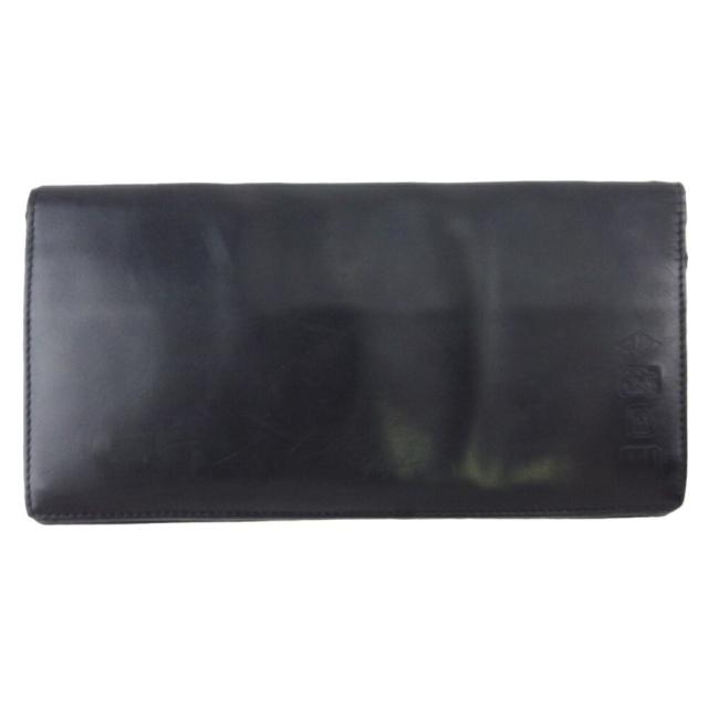 【BIGお買い物ラリー★30%OFFセール中】ダンヒル Dunhill 札入れロングテールロゴ ブラック レディース 中古