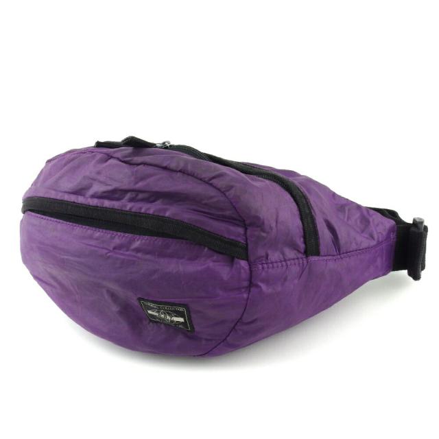 【BIGお買い物ラリー★30%OFFセール中】ウエストバッグ パープル ブラック レディース 中古