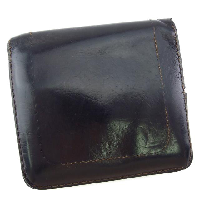 【BIGお買い物ラリー★30%OFFセール中】ルイ・ヴィトン LOUIS VUITTON 二つ折り財布ユタ ポルトビエ3カルトクレディ ブラウン レディース 中古
