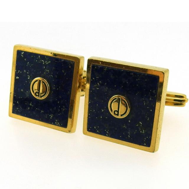 【BIGお買い物ラリー★30%OFFセール中】ダンヒル Dunhill カフスdマーク スウィヴル式 ゴールド パープル レディース 中古