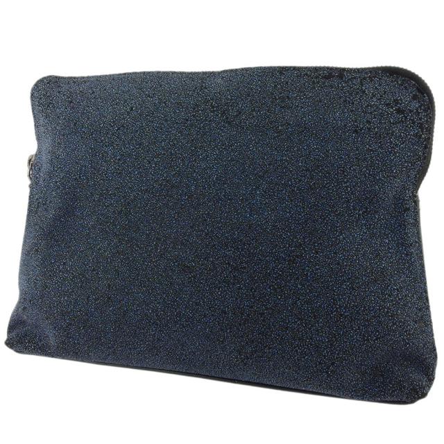 【BIGお買い物ラリー★30%OFFセール中】クラッチバッググリッター ブラック ブルー レディース 中古