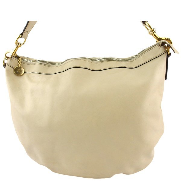 【X'masセール★30%OFF】グッチ GUCCI ショルダーバッグシェリーライン ベージュ ブラウン イエロー ゴールド レディース 中古