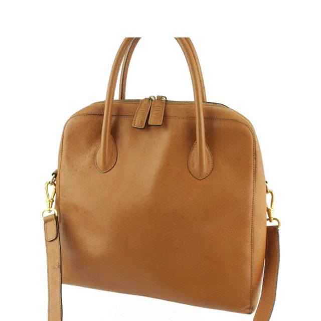 【BIGお買い物ラリー★30%OFFセール中】セリーヌ CELINE ショルダーバッグ ライトブラウン ゴールド レディース 中古