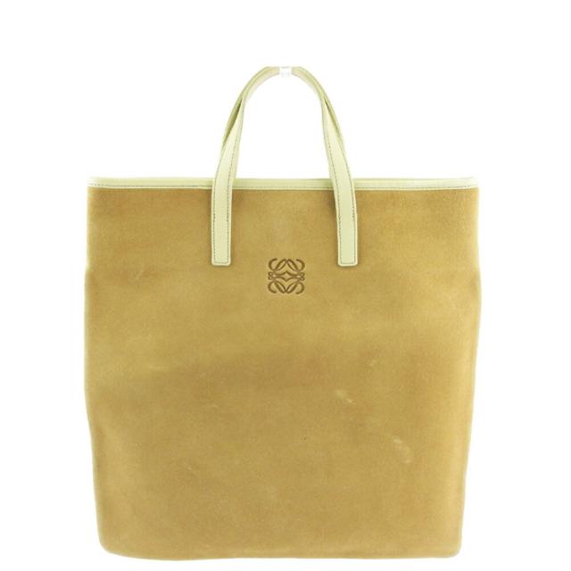【X'masセール★30%OFF】ロエベ LOEWE トートバッグアナグラム ベージュ レディース 中古