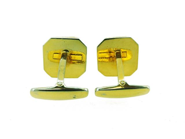 サンローラン SAINT LAURENT カフスYSLロゴ スウィヴル式 ゴールド