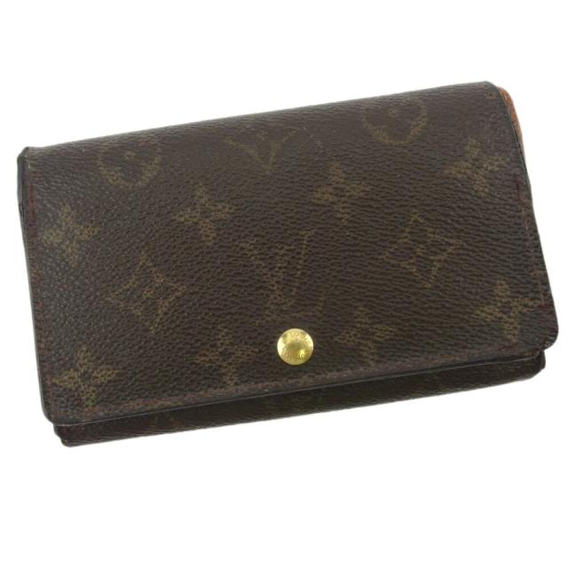 【BIGお買い物ラリー★30%OFFセール中】ルイ・ヴィトン LOUIS VUITTON 長財布モノグラム ポルトモネビエトレゾール ブラウン ベージュ ゴールド レディース 中古