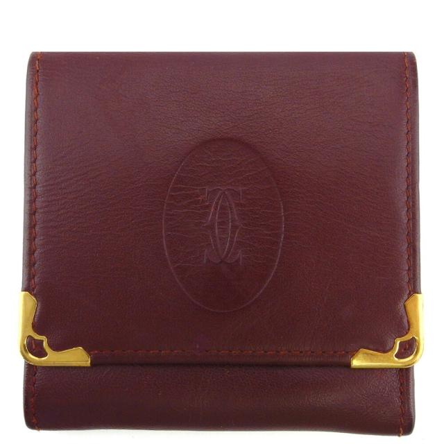 【BIGお買い物ラリー★30%OFFセール中】カルティエ CARTIER ケースマストライン ボルドー ゴールド レディース 中古