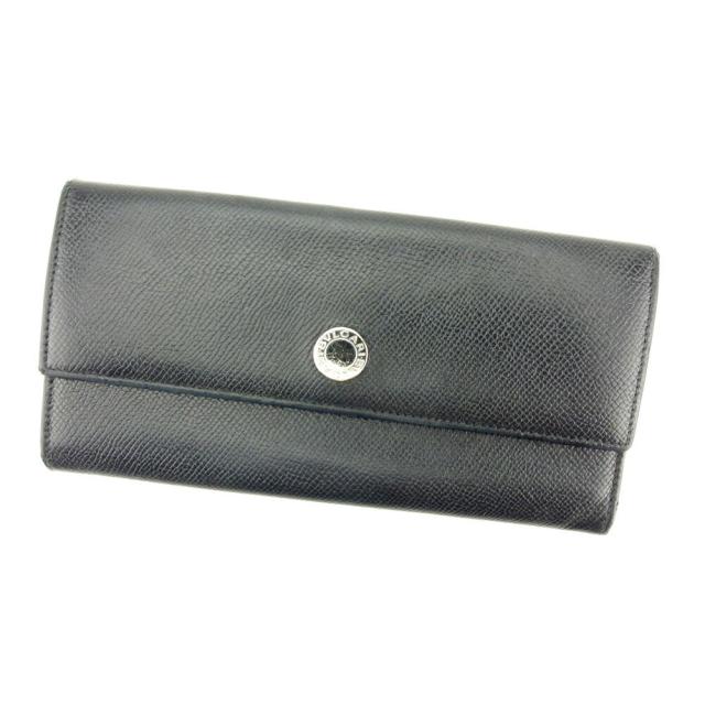 【BIGお買い物ラリー★30%OFFセール中】ブルガリ BVLGARI 長財布ブルガリ　ブルガリ ブラック レディース 中古