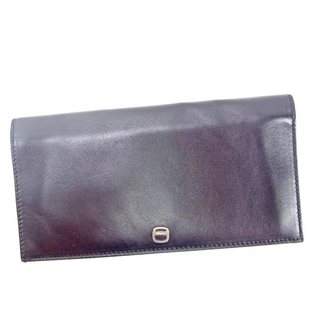 【BIGお買い物ラリー★30%OFFセール中】サルヴァトーレフェラガモ Salvatore Ferragamo 長財布ヴァラ金具 ブラック レディース 中古