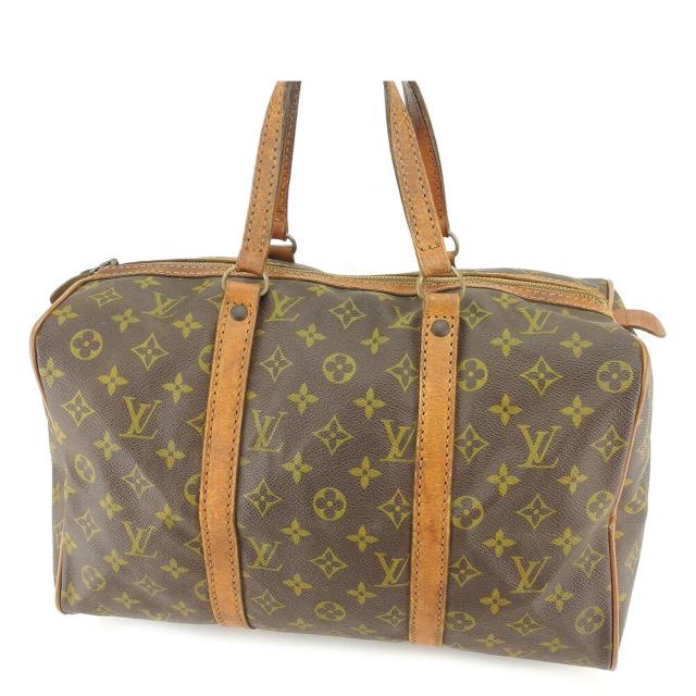 【BIGお買い物ラリー★30%OFFセール中】ルイ・ヴィトン LOUIS VUITTON ボストンバッグモノグラム サックスプール35 ブラウン ベージュ レディース 中古