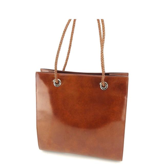 【BIGお買い物ラリー★30%OFFセール中】カルティエ CARTIER トートバッグパンテール ブラウン シルバー レディース 中古
