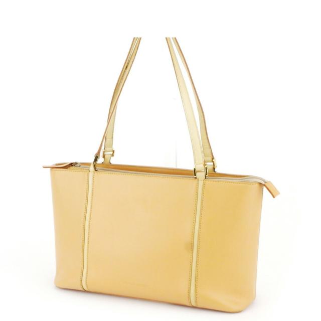 【BIGお買い物ラリー★30%OFFセール中】バーバリー BURBERRY トートバッグロゴ ベージュ ゴールド レディース 中古