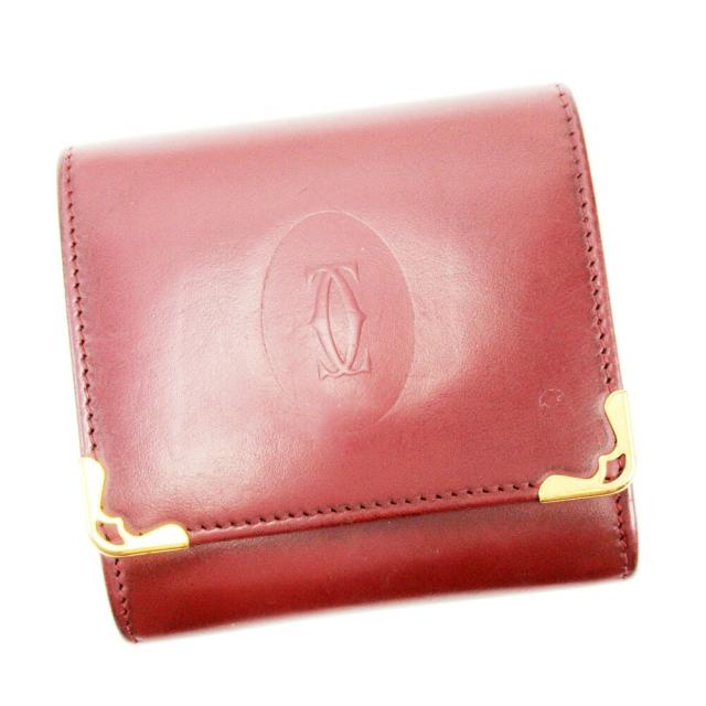 【BIGお買い物ラリー★30%OFFセール中】カルティエ CARTIER ケースマストライン ボルドー レディース 中古