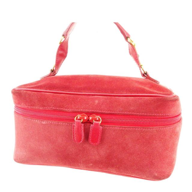 【BIGお買い物ラリー★30%OFFセール中】グッチ GUCCI ハンドバッグホースビット レッド ゴールド レディース 中古