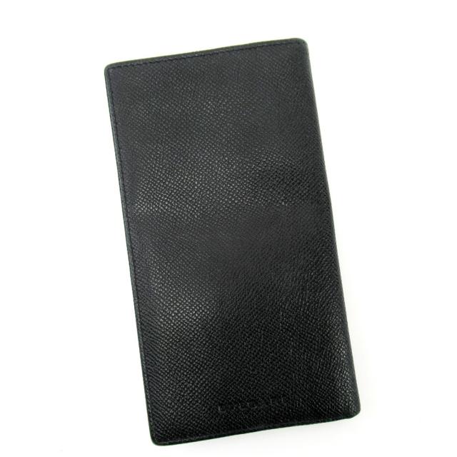 【X'masセール★30%OFF】ブルガリ BVLGARI 札入れ ブラック レディース 中古
