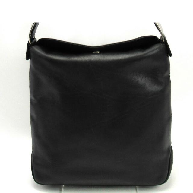 【BIGお買い物ラリー★30%OFFセール中】サルヴァトーレフェラガモ Salvatore Ferragamo ショルダーバッグヴァラ金具 ブラック レディース 中古