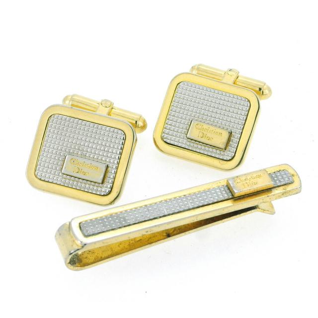 【X'masセール★30%OFF】ディオール Dior タイピンセット ゴールド シルバー レディース 中古