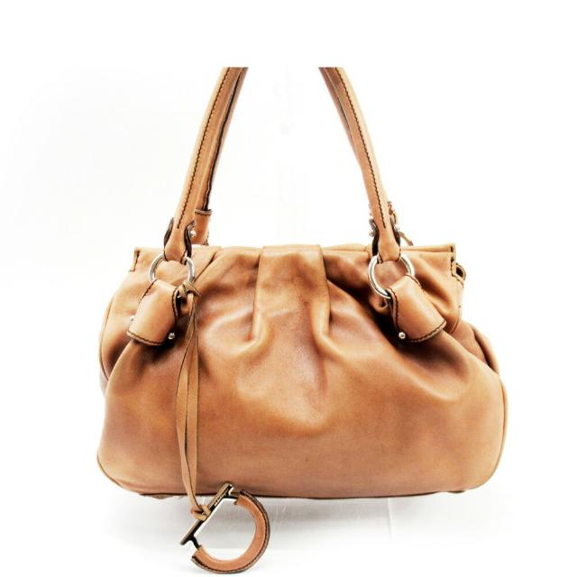 【BIGお買い物ラリー★30%OFFセール中】サルヴァトーレフェラガモ Salvatore Ferragamo ハンドバッグガンチーニ ブラウン レディース 中古