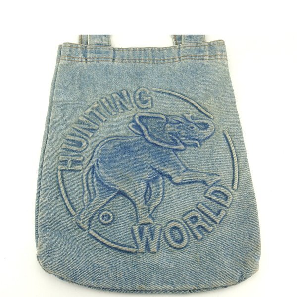 【BIGお買い物ラリー★30%OFFセール中】ハンティングワールド HUNTING WORLD トートバッグデニム ジャスパー ブルー レディース 中古