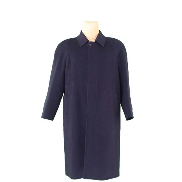 【BIGお買い物ラリー★30%OFFセール中】ジバンシィ GIVENCHY その他アウターステンカラー ♯Mサイズ シングル ネイビー レディース 中古