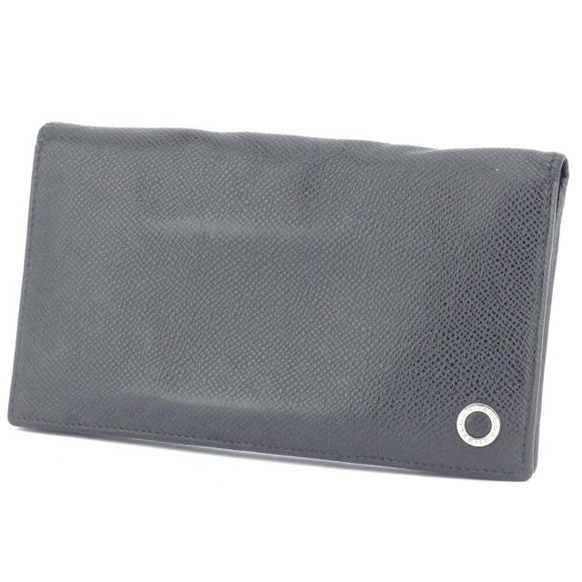 【BIGお買い物ラリー★30%OFFセール中】ブルガリ BVLGARI 長財布ブルガリブルガリマン ブラック シルバー レディース 中古