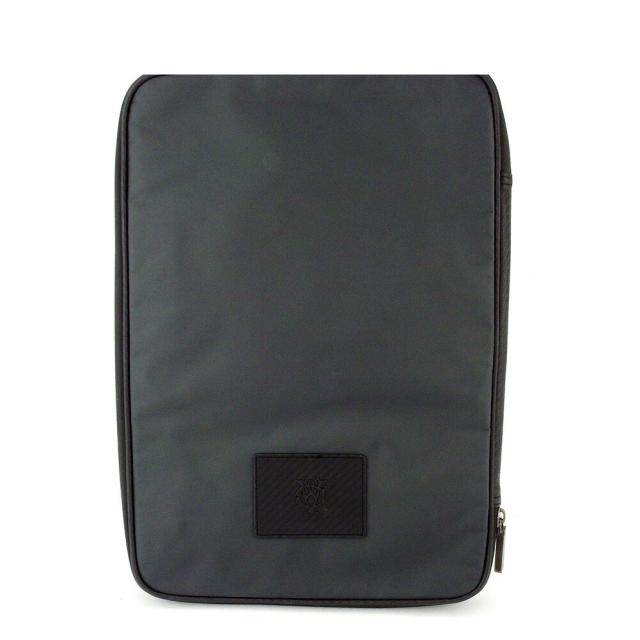 【BIGお買い物ラリー★30%OFFセール中】ダンヒル Dunhill ビジネスバッグADマーク グレー 灰色 ブラック レディース 中古