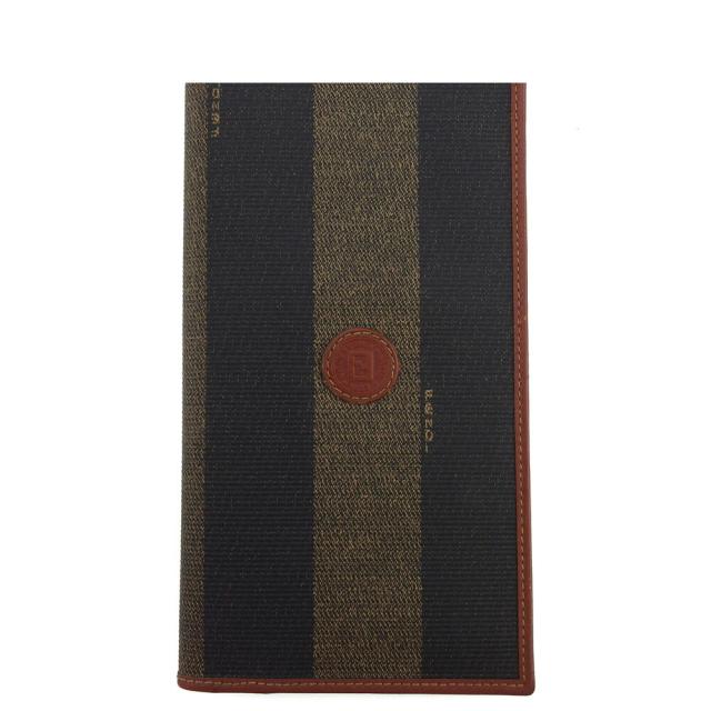【X'masセール★30%OFF】フェンディ FENDI 札入れペカン ブラック ベージュ ブラウン レディース 中古