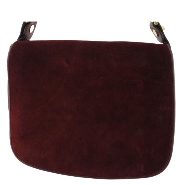 【X'masセール★30%OFF】カルティエ CARTIER ショルダーバッグマストライン ボルドー ゴールド レディース 中古