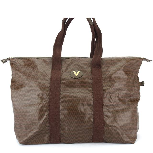 【BIGお買い物ラリー★30%OFFセール中】マリオ・ヴァレンティノ MARIO VALENTINO トートバッグ ブラウン レディース 中古