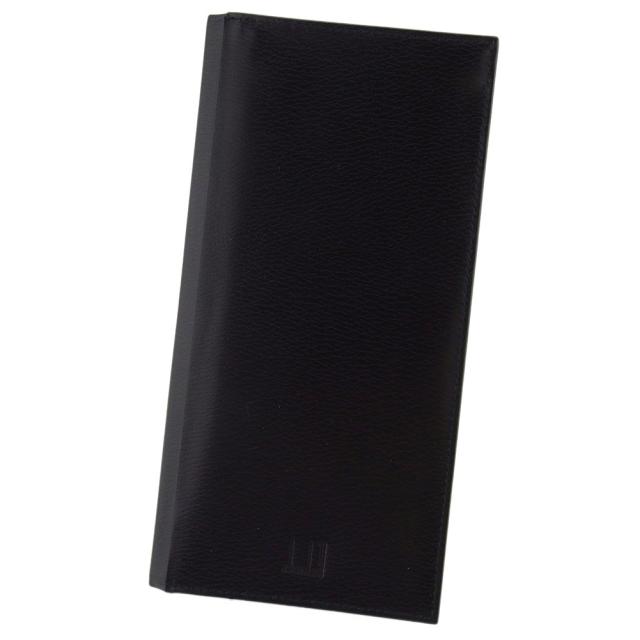 【BIGお買い物ラリー★30%OFFセール中】ダンヒル Dunhill 札入れロゴ ブラウン ブラック レディース 中古