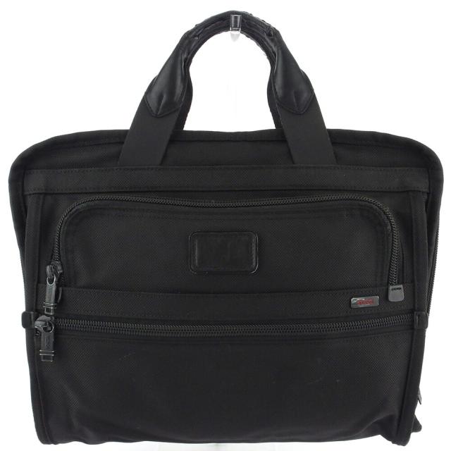 【BIGお買い物ラリー★30%OFFセール中】トゥミ TUMI ビジネスバッグロゴ ブラック レッド レディース 中古
