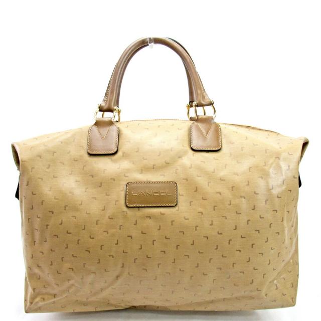 【BIGお買い物ラリー★30%OFFセール中】ランセル LANCEL ボストンバッグ ベージュ レディース 中古