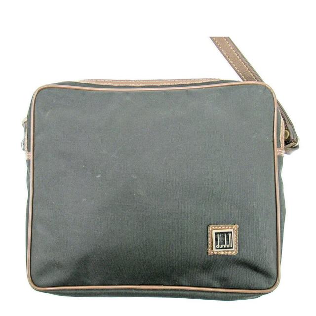 【BIGお買い物ラリー★30%OFFセール中】ダンヒル Dunhill クラッチバッグ ブラック ブラウン レディース 中古