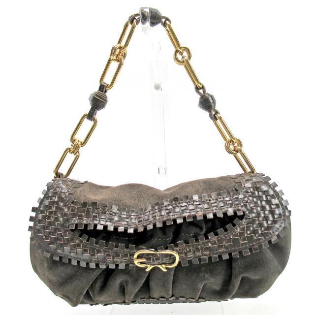 【BIGお買い物ラリー★30%OFFセール中】アニヤ・ハインドマーチ Anya Hindmarch ショルダーバッグ ブラウン レディース 中古