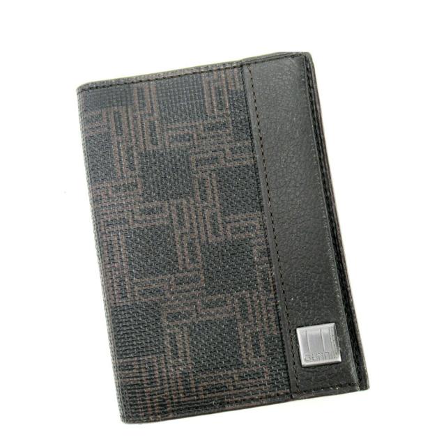 【BIGお買い物ラリー★30%OFFセール中】ダンヒル Dunhill 名刺入れ ブラウン レディース 中古