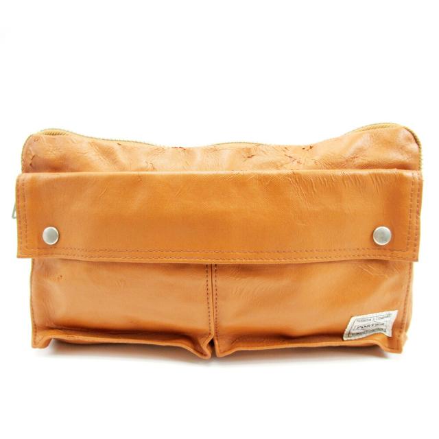 【BIGお買い物ラリー★30%OFFセール中】ポーター PORTER ボディバッグ ライトブラウン レディース 中古