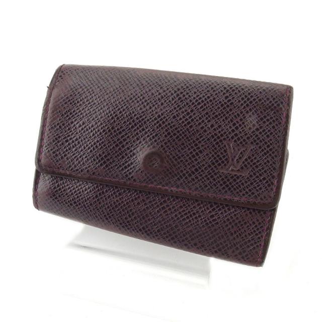 【BIGお買い物ラリー★30%OFFセール中】ルイ・ヴィトン LOUIS VUITTON キーケースタイガ ブラウン レディース 中古