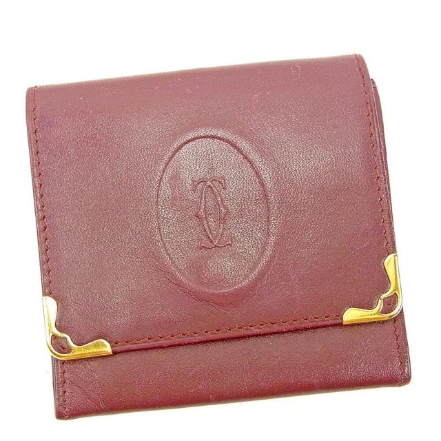 【BIGお買い物ラリー★30%OFFセール中】カルティエ CARTIER ケースマストライン ボルドー レディース 中古