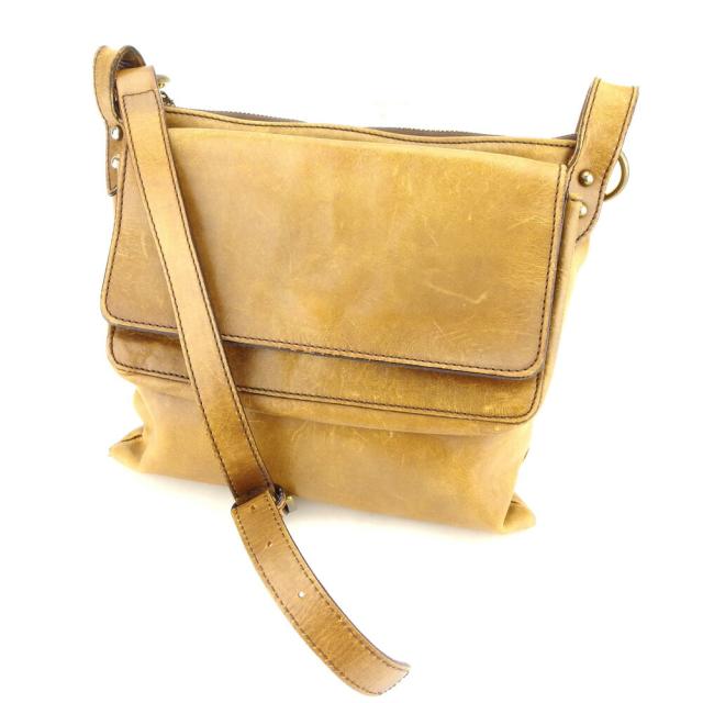 【X'masセール★30%OFF】ショルダーバッグ ベージュ レディース 中古