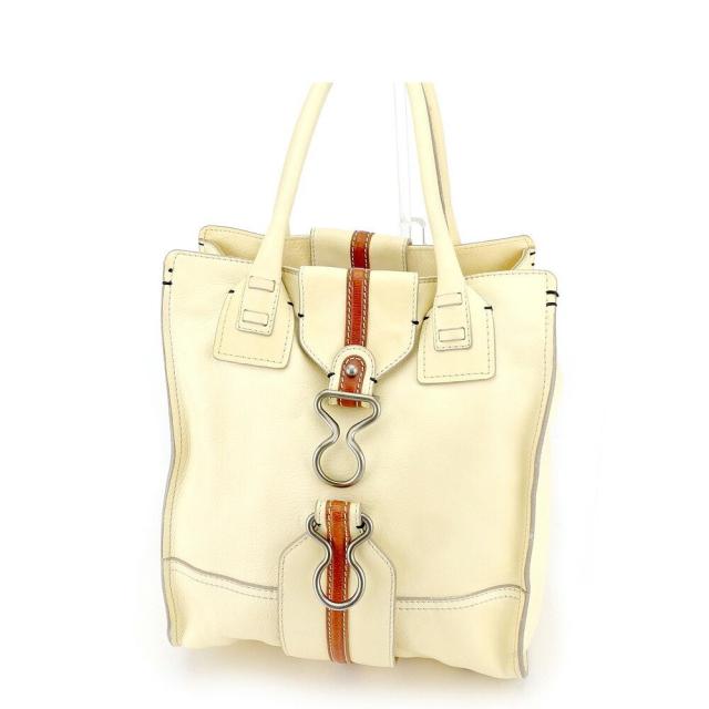 【BIGお買い物ラリー★30%OFFセール中】クロエ Chloe トートバッグベイ ベージュ ブラウン シルバー ゴールド レディース 中古