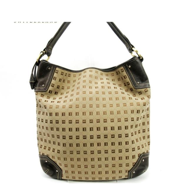 【BIGお買い物ラリー★30%OFFセール中】バリー BALLY ショルダーバッグ ブラウン レディース 中古