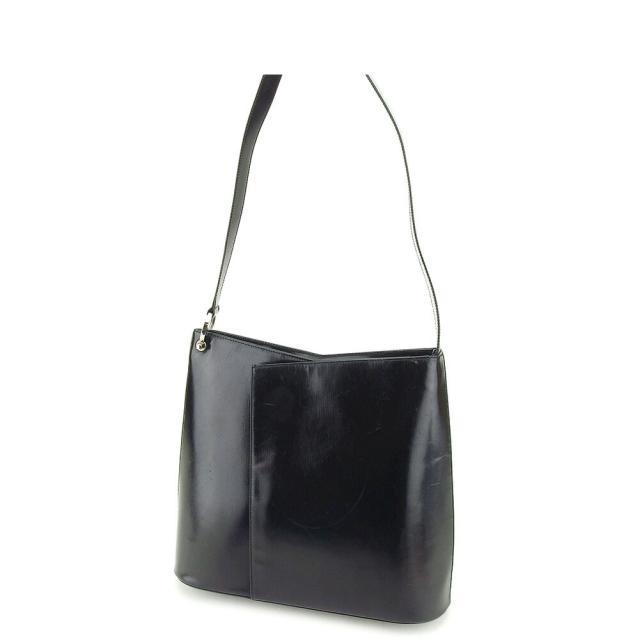 【BIGお買い物ラリー★30%OFFセール中】サルヴァトーレフェラガモ Salvatore Ferragamo ショルダーバッグガンチーニ ブラック レディース 中古