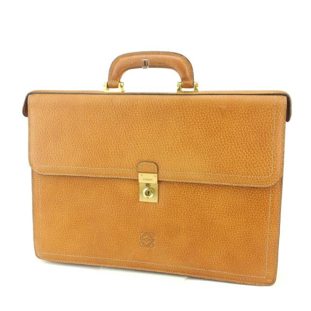 【BIGお買い物ラリー★30%OFFセール中】ロエベ LOEWE ビジネスバッグアナグラム 54780 レディース 中古