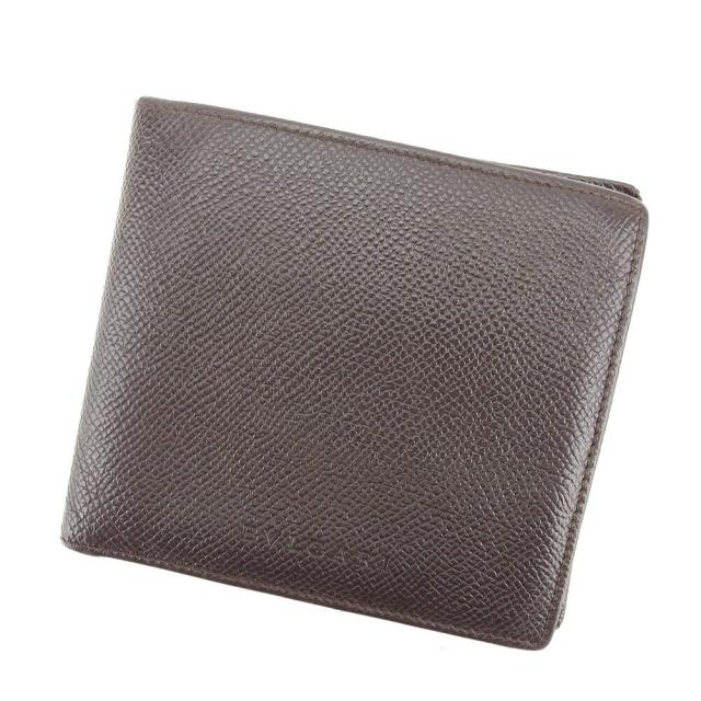 【BIGお買い物ラリー★30%OFFセール中】ブルガリ BVLGARI 二つ折り財布クラシコ ブラウン レディース 中古