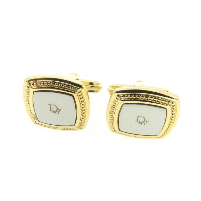 【X'masセール★30%OFF】ディオール Dior カフスロゴ ゴールド レディース 中古