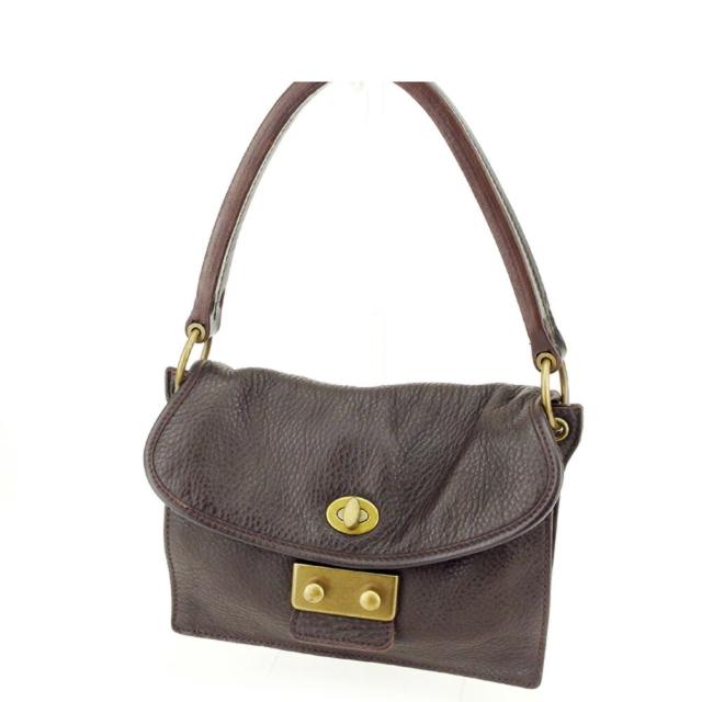 【BIGお買い物ラリー★30%OFFセール中】ミュウミュウ MIUMIU ハンドバッグ ブラウン レディース 中古